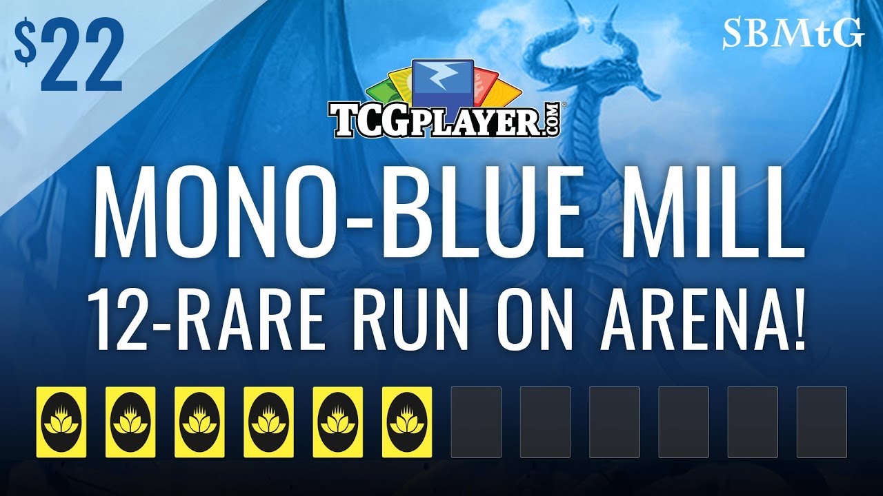 Mono-Blue Mill by SBMtG | 12-Rare Run on Arena - YouTube