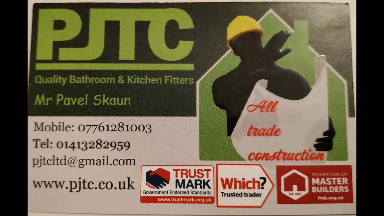 Full Bathroom redesign by PJTC Ltd in Glasgow - YouTube