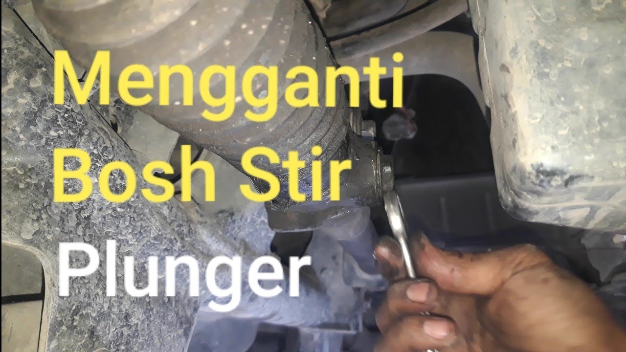 Cara Mengganti Bosh Stir APV / Plunger APV - YouTube