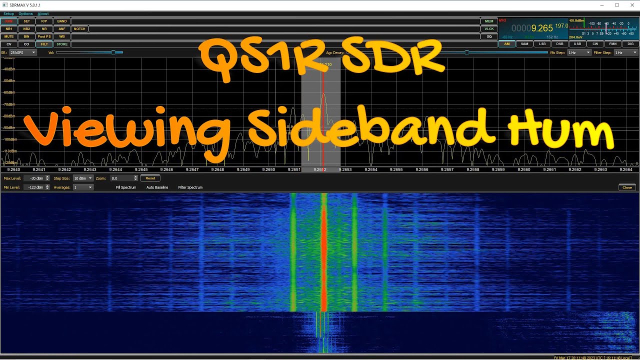 Sideband hum Using an SDR - YouTube