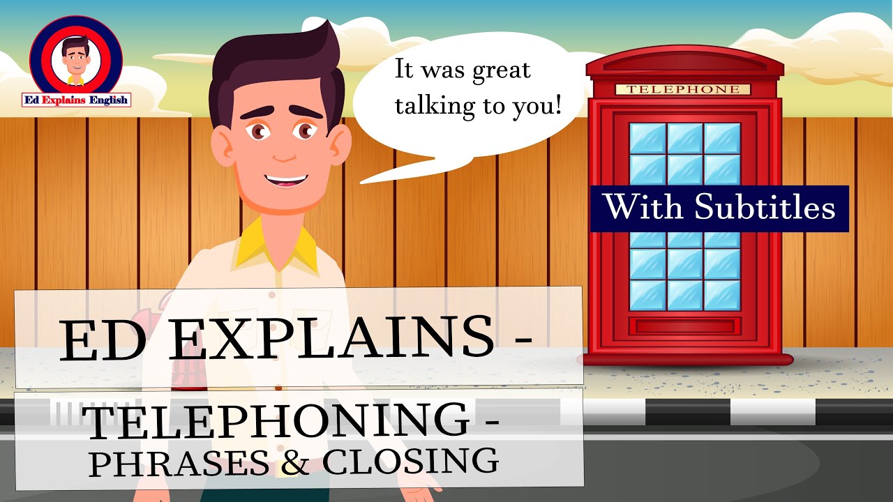 Telephone phrases and Vocabulary in English - Closing the call - YouTube