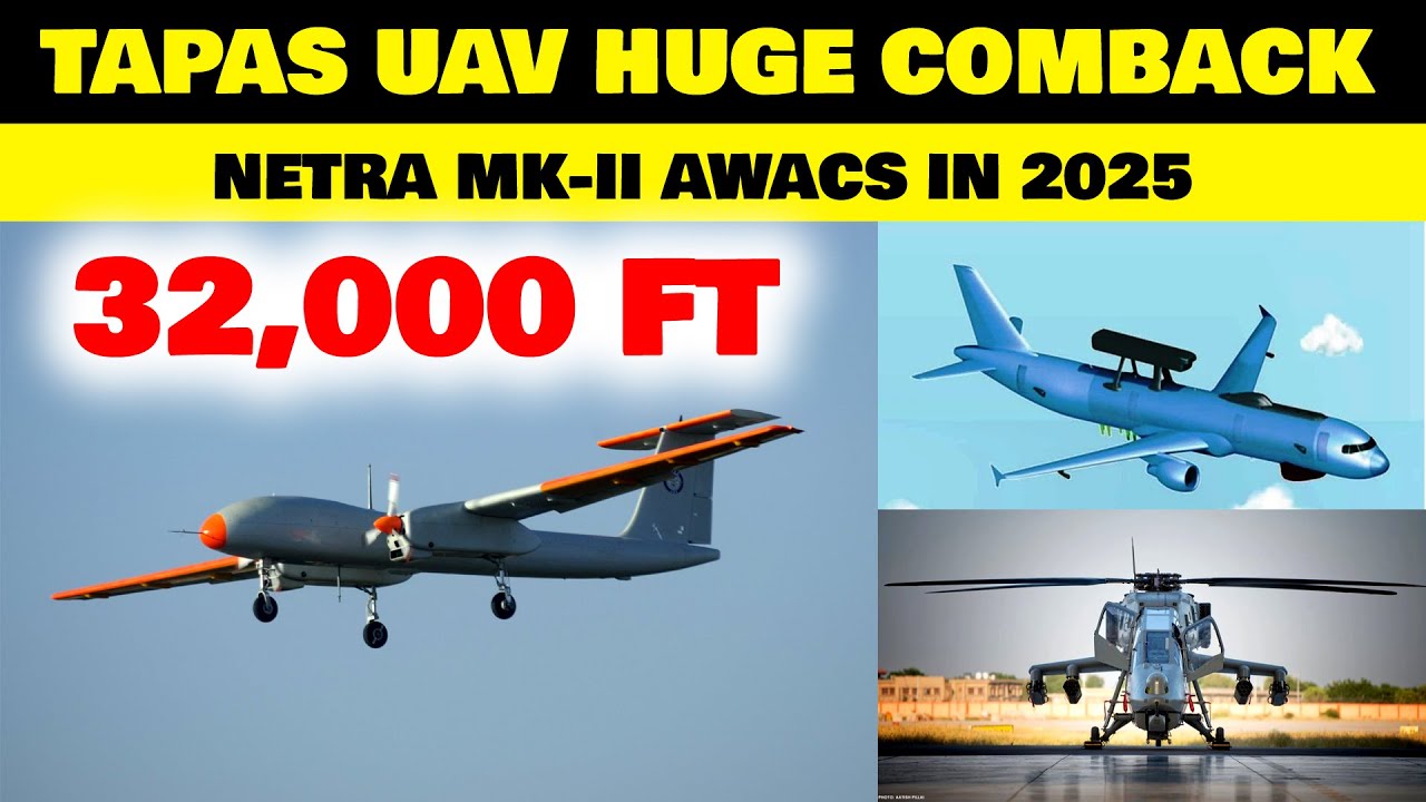 Indian Defence News:Tapas UAV huge Comeback,LCH Prachand Export all ...