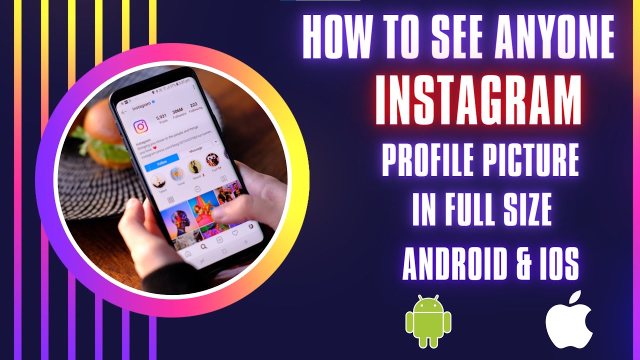 How to See Anyone Instagram Profile Picture in Full Size - YouTube