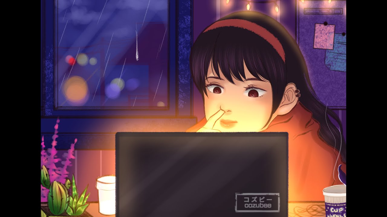 𝐋𝐨𝐅𝐢 chill beats but you're picking your nose at 2AM animation - YouTube