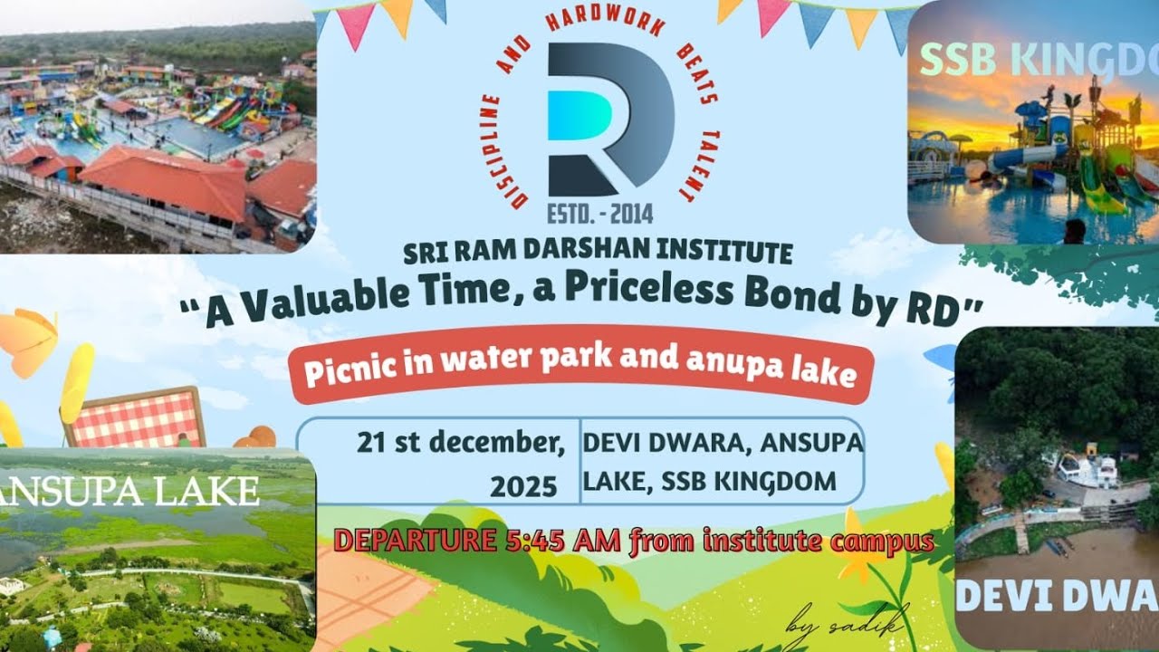 Sri Ram Darshan Institute Picnic 2025 | Devi Dwara, Ansupa & SSB ...