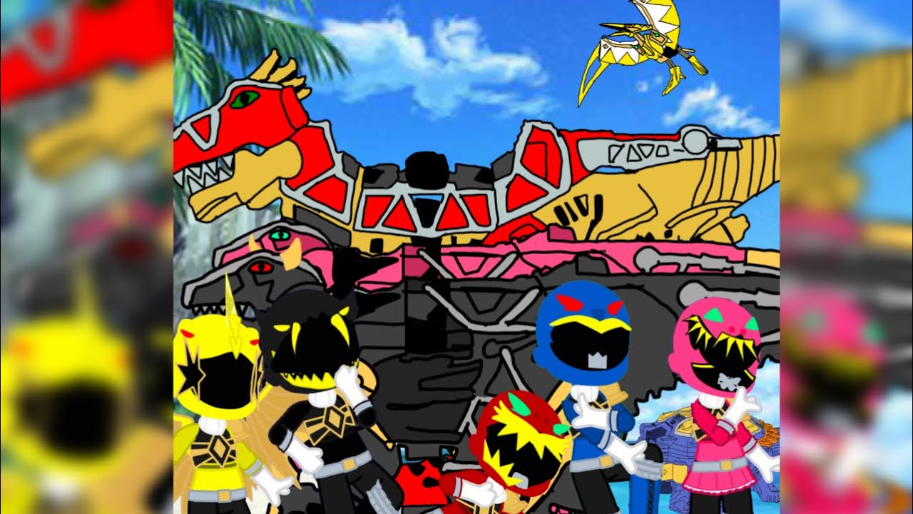 Power rangers dino gacha charge /New intro - YouTube