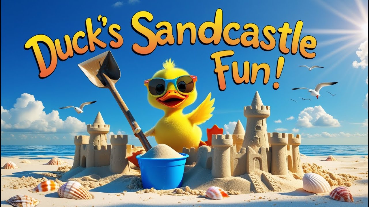 Duck’s Sandcastle Adventure: A Catchy Song for Toddlers and ...