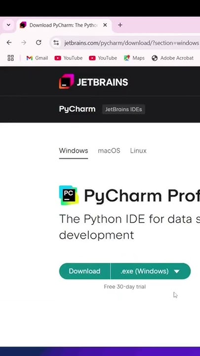 how to find and download pycharm - YouTube
