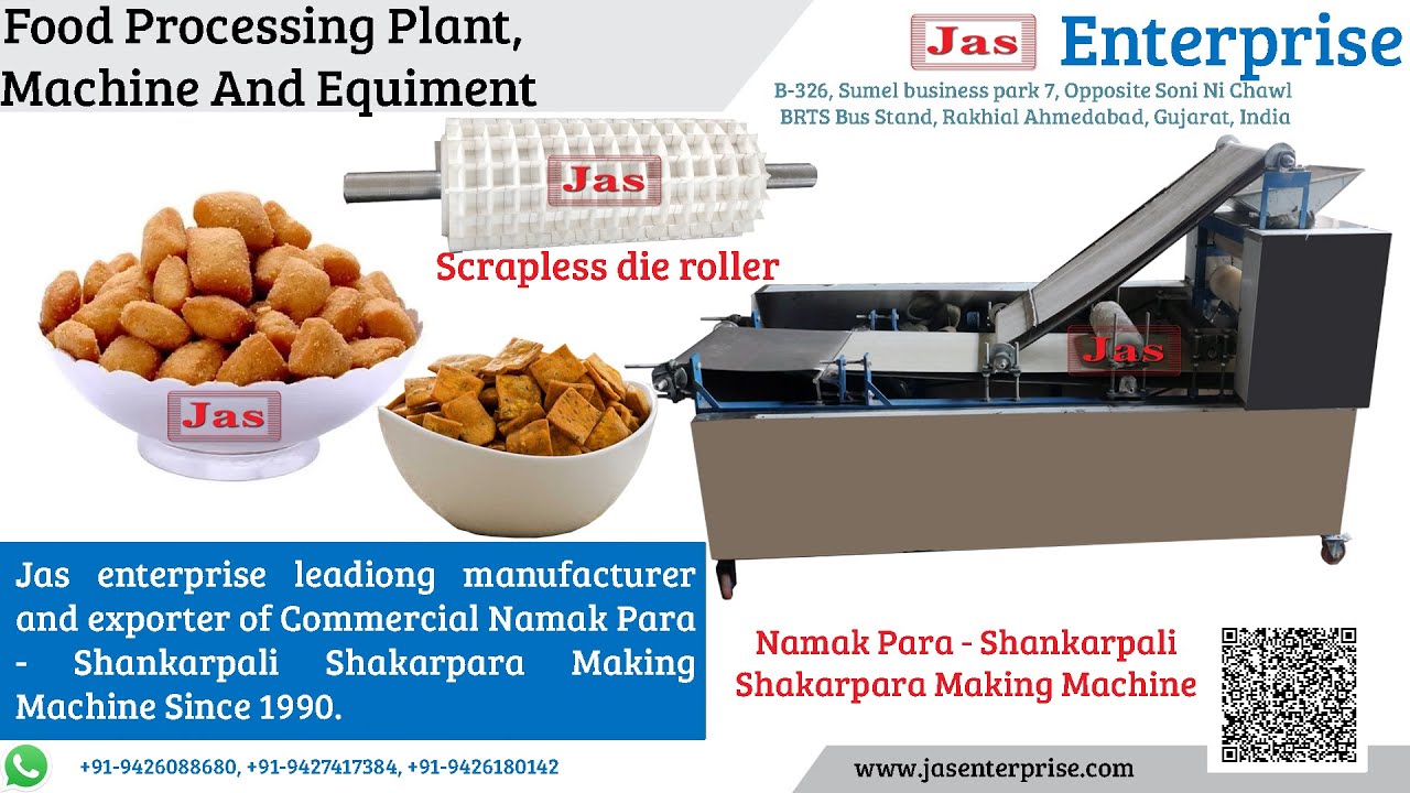 Commercial Namak Para - Shankarpali Shakarpara Making Machine | +91 ...