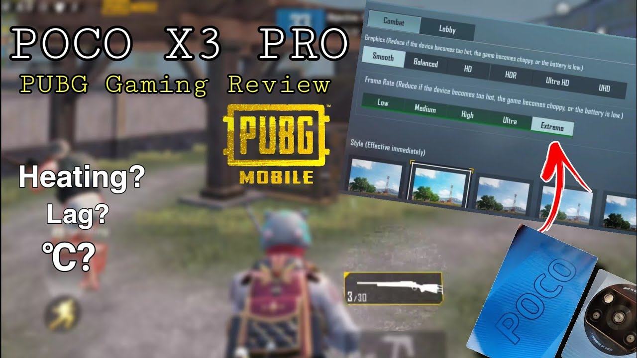 Poco X3 Pro PUBG Gaming Review | Heating , & FPS Drop | Best Gaming ...