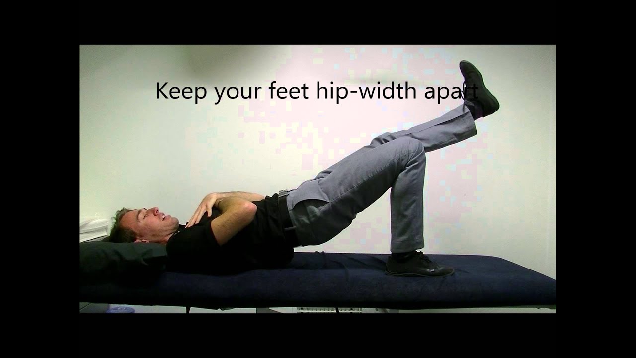 Bridge with Alternate Leg Raise - YouTube