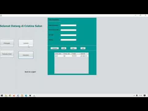 SISTEM INFORMASI SALON JAVA GUI NETBEANS 3TI-B TEORI PBO - YouTube
