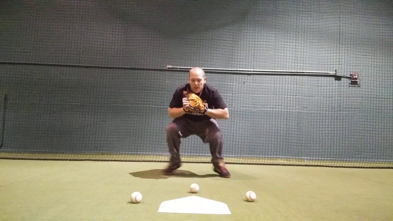 3 Ball blocking drill for catchers - YouTube