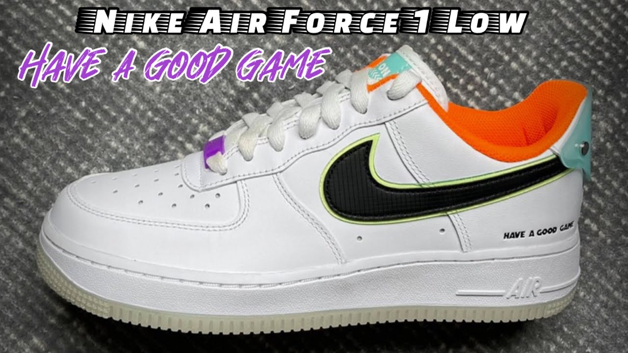 Nike Air Force 1 Low Have A Good Game DETAILED LOOK and Release Update ...