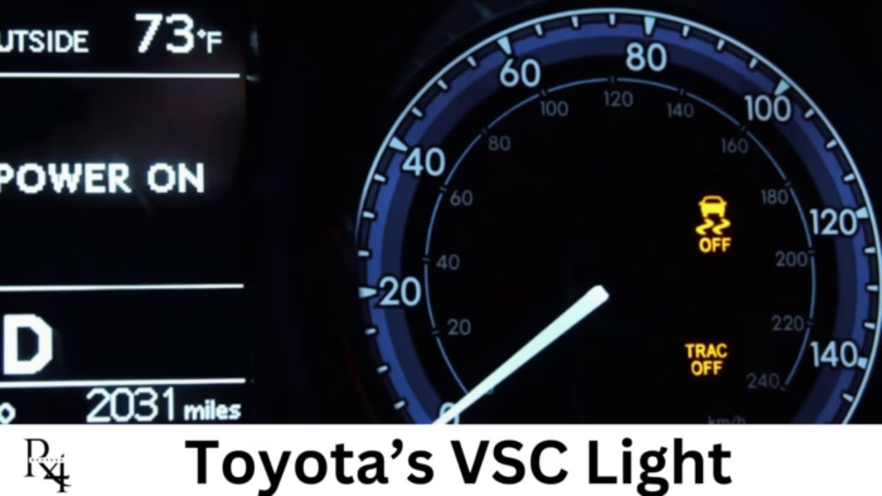 Toyota's VSC light reset, toyota vsc light on dash - YouTube
