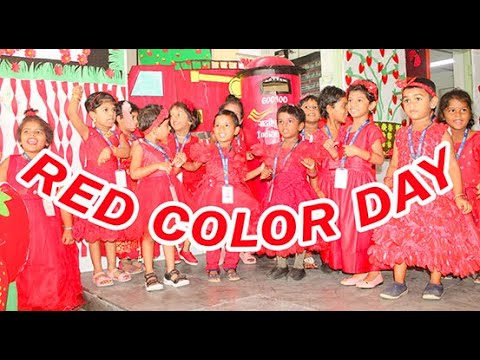 RED COLOR DAY CELEBRATION | VIDHYA MATRIC | L K G STUDENTS - YouTube