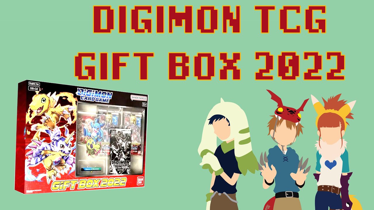 DIGIMON TCG GIFT BOX 2022 AND BOOSTERS UNBOXING - YouTube