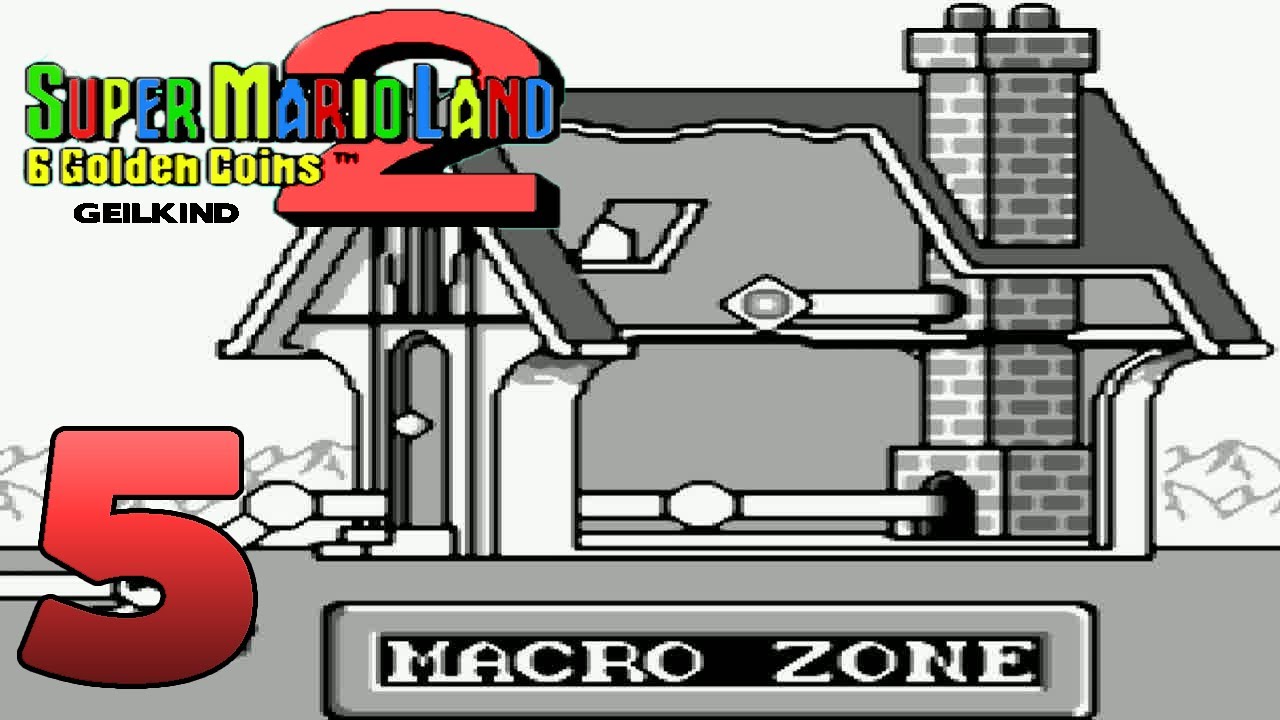 SUPER MARIO LAND 2 - 6 GOLDEN COINS 🪙 #5: Die Macro Zone - YouTube