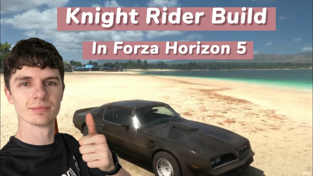 Creating KITT from Knight Rider in Forza Horizon 5 - YouTube