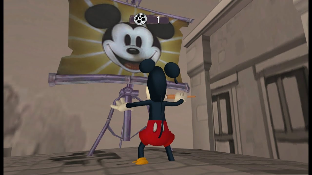 Epic Mickey 1 Projector Glitch - YouTube