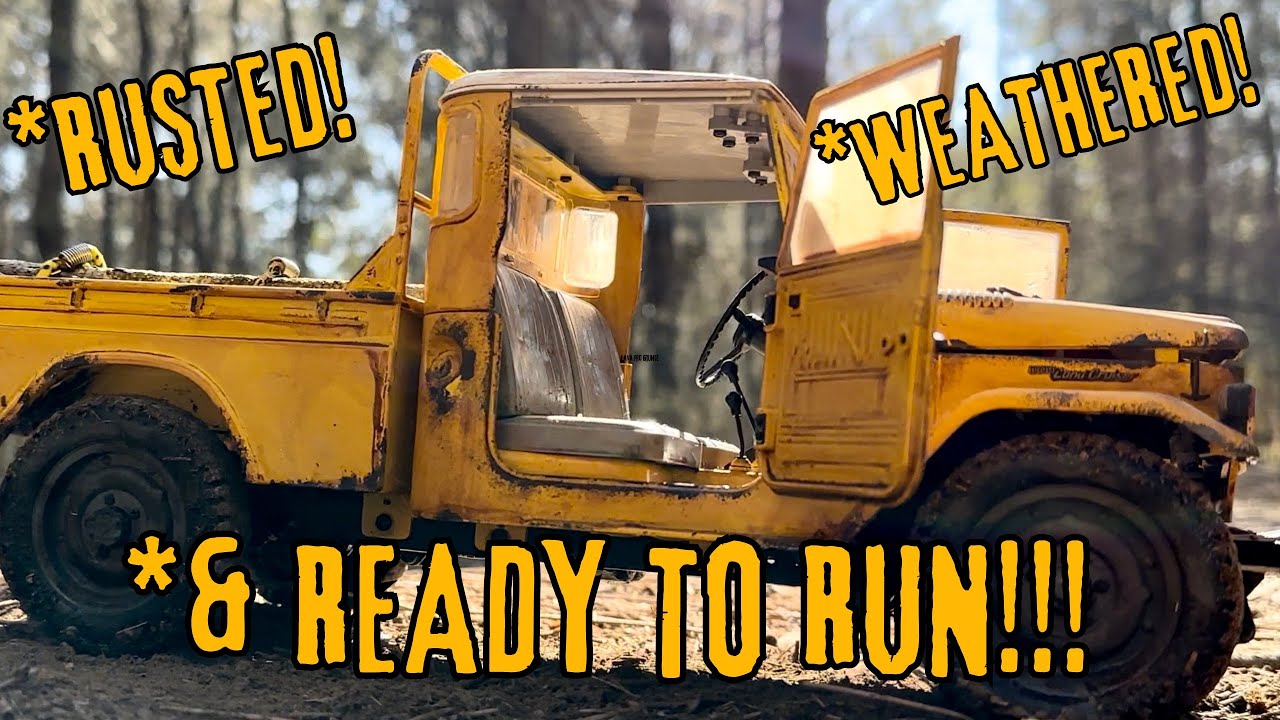 Fair RC Mods | Rusted FMS Toyota FJ45 1:12 Scale RC Crawler RTR! # ...
