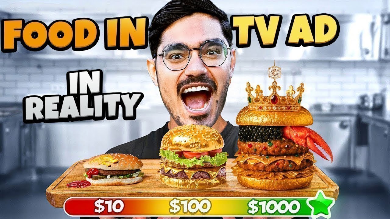 Food in TV Ad VS in Reality कैसे कंपनी वाले आपको पागल बनाते हैं ...