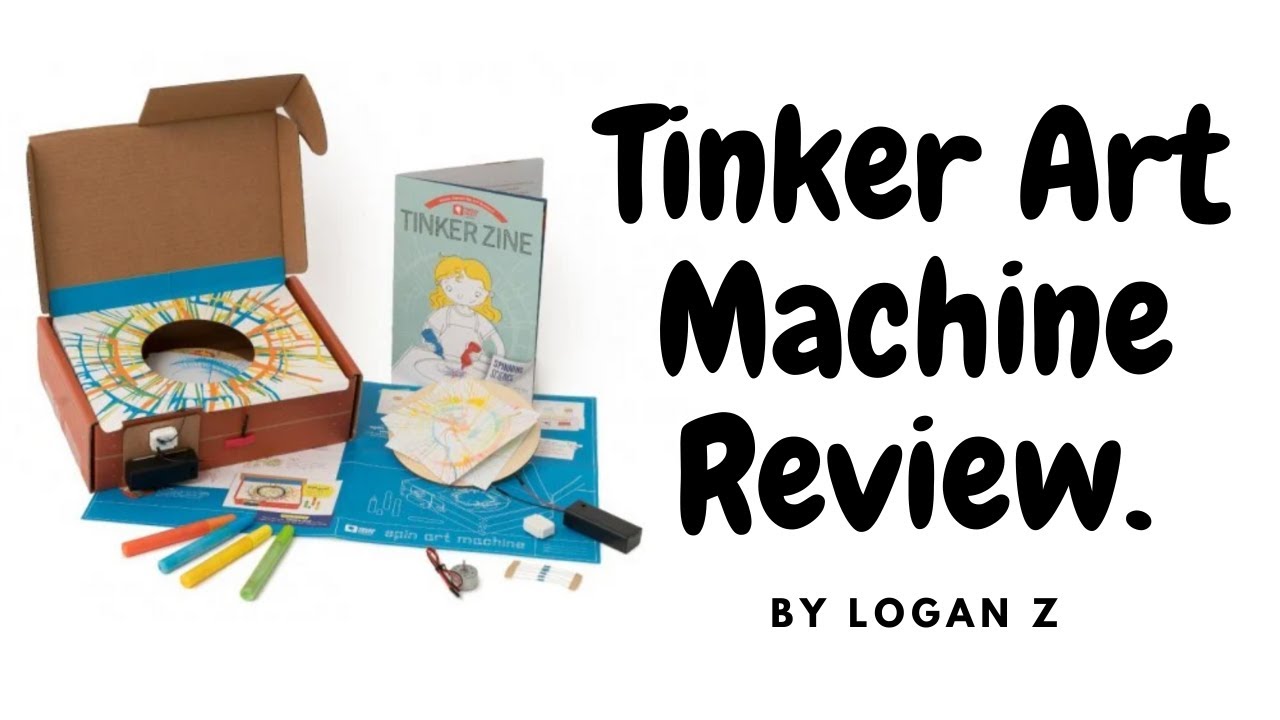 tinker spin art machine review - YouTube