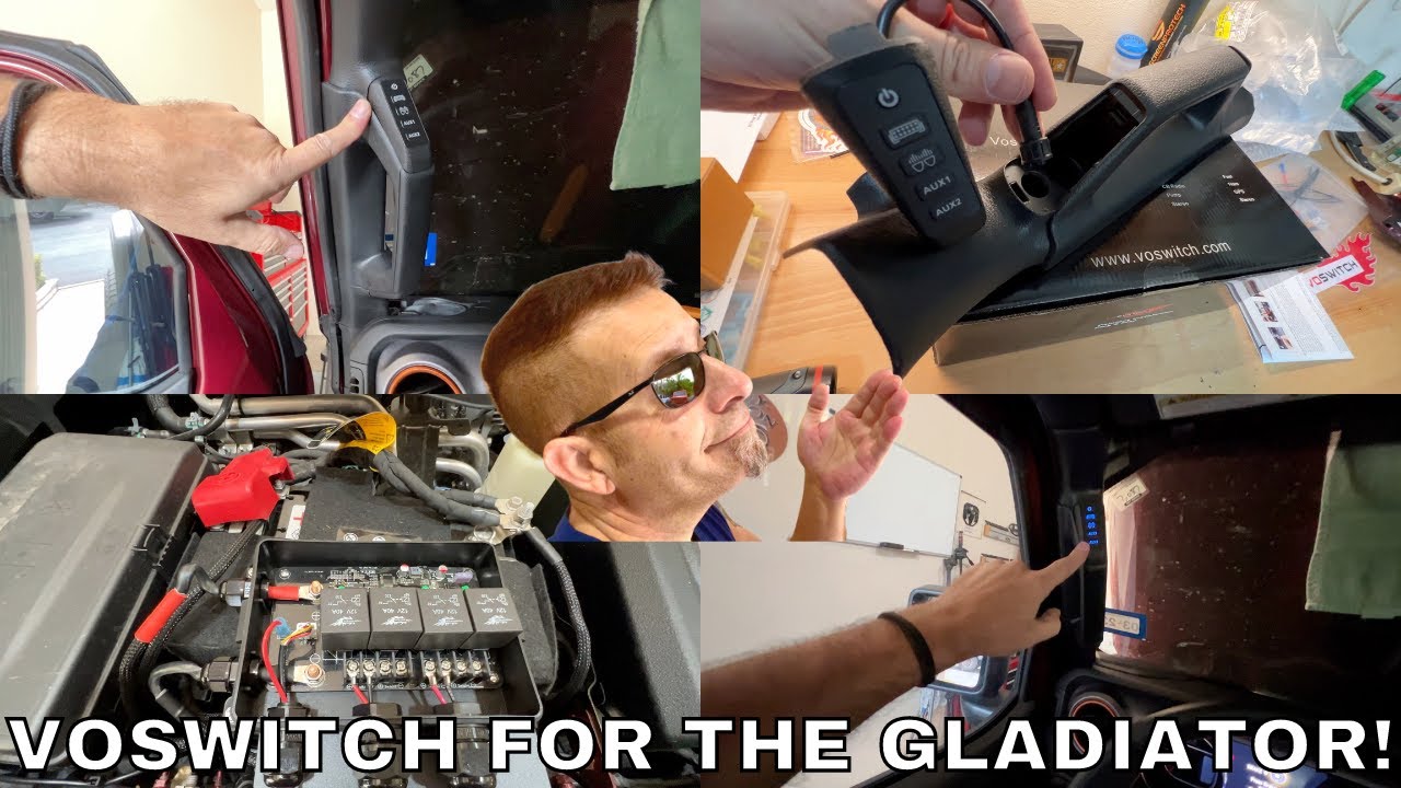 Voswitch Lighting Controller For The Jeep Gladiator - YouTube