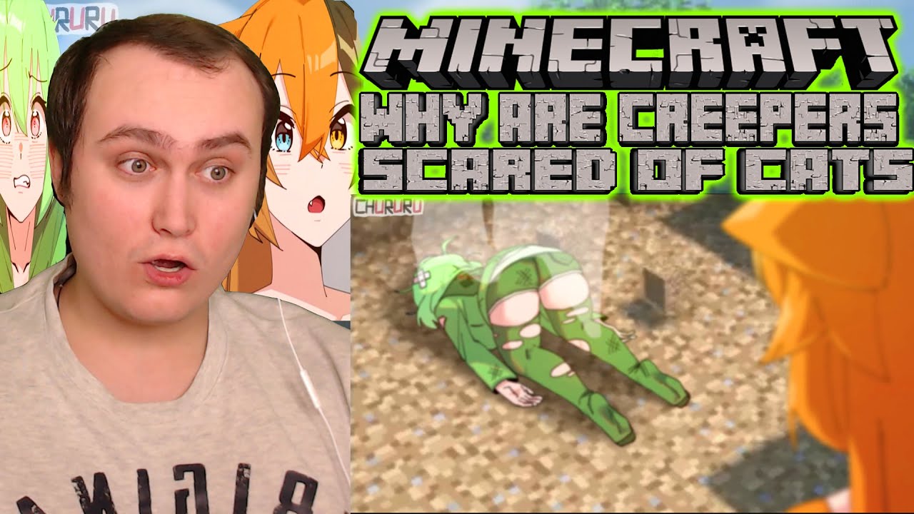 Why are creepers scared of catsㅣMinecraft Anime ep3 | Reaction - YouTube