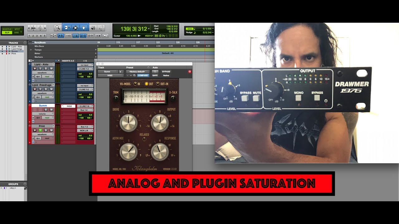 Review my Drawmer 1976 analog saturation box - YouTube