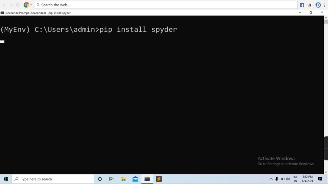 How To Install Spyder In New Anaconda Virtual Environment Windows 10 YouTube How To Install Spyder In New Anaconda Virtual Environment Windows 10 YouTube