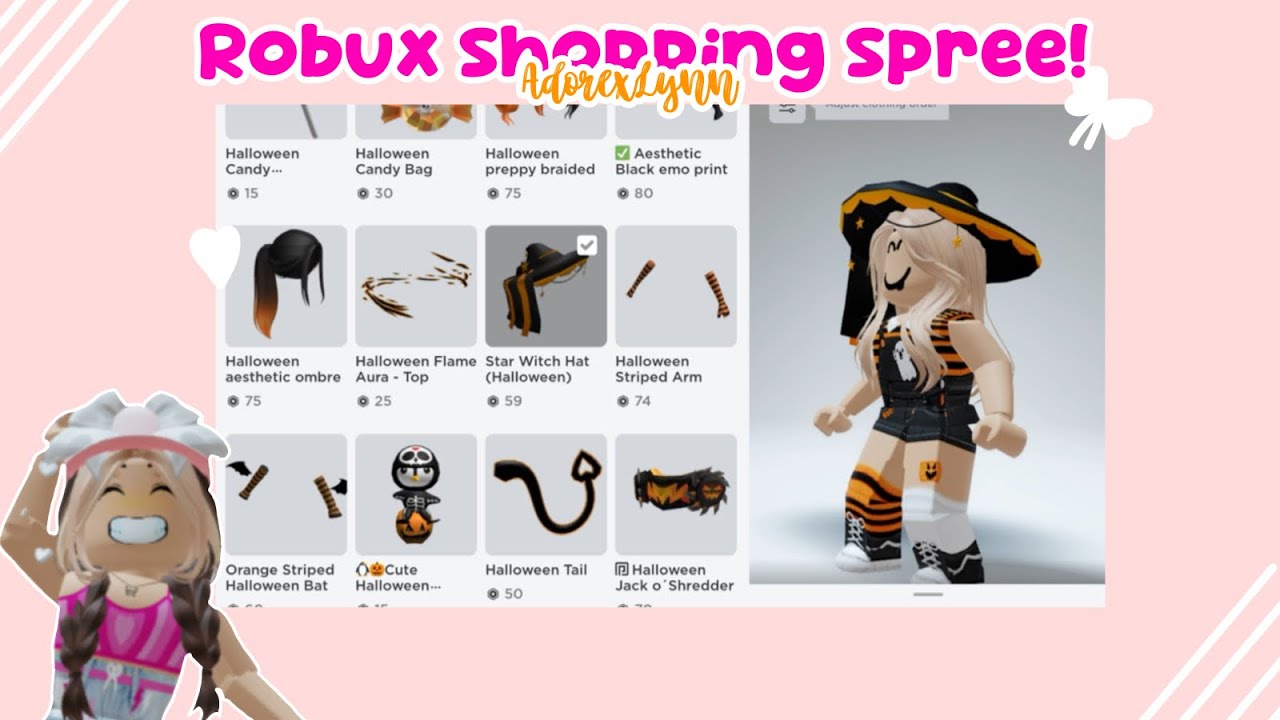 1.6k robux shopping spree! (roblox) - YouTube