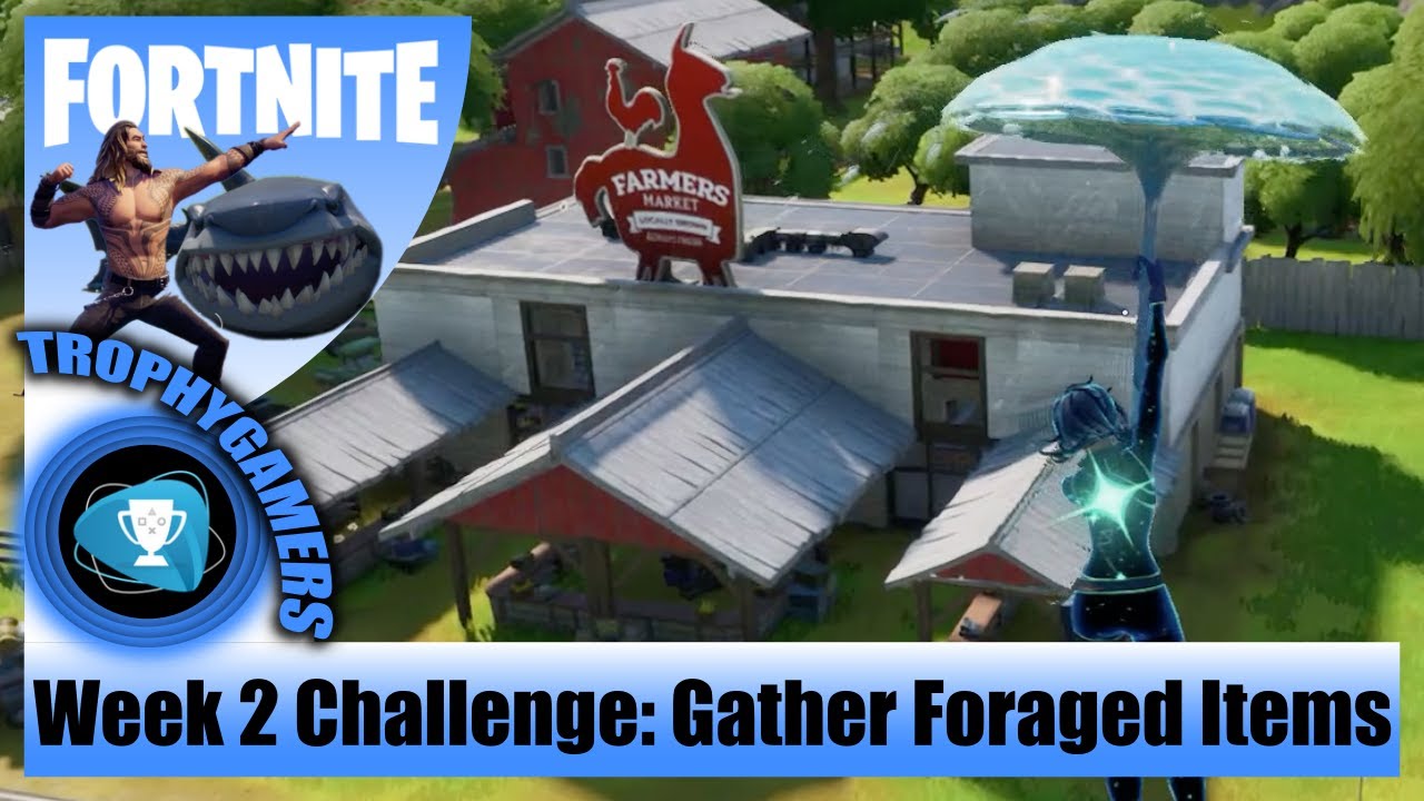 Fortnite - Week 2 Challenges - Gather or Consume Foraged Items at the ...