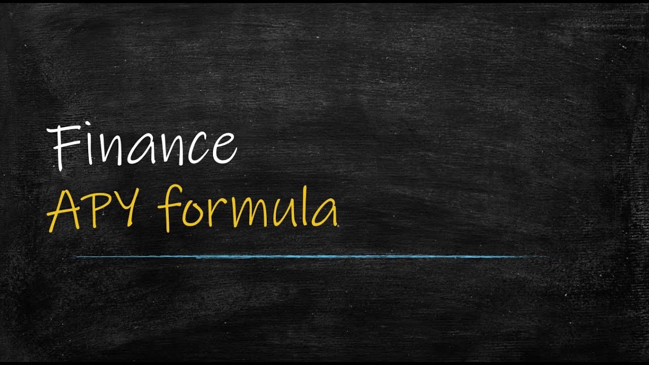 Finance: Using the APY formula in continuous compounding situations ...