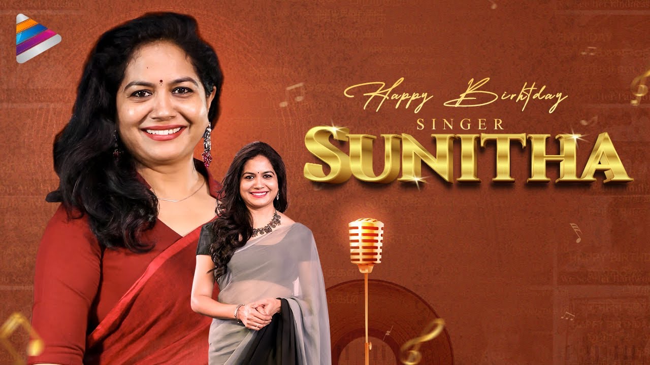 Singer Sunitha Birthday Wishes | HBD Singer Sunitha | Suma | Bhargavi ...
