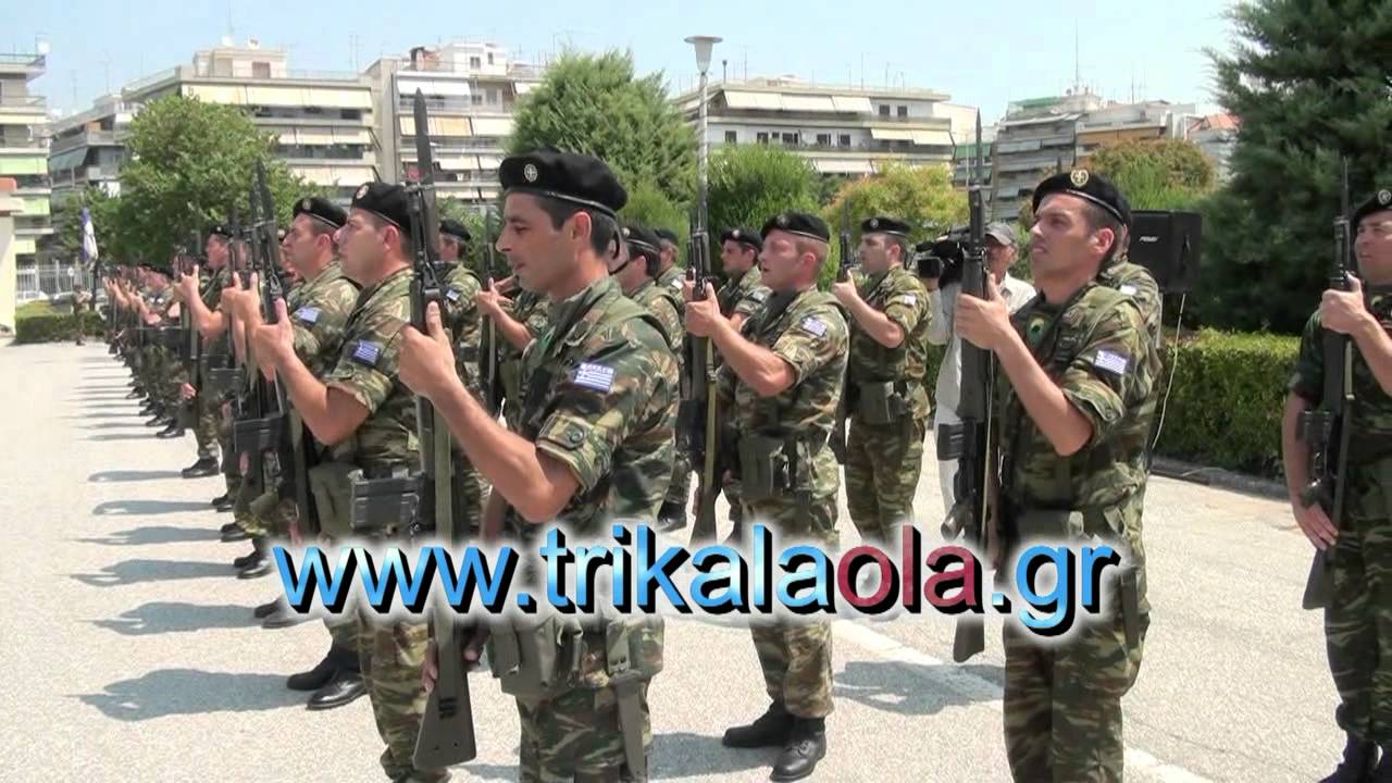 Λάρισα 1η Στρατιά δήλωση υπουργού Παναγιωτόπουλου 31-7-12 - YouTube