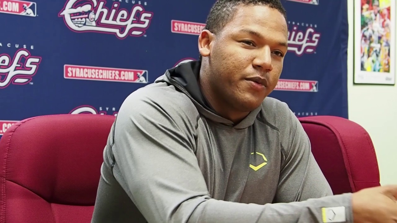 Syracuse Chiefs manager Billy Gardner Jr. talks about new players - YouTube