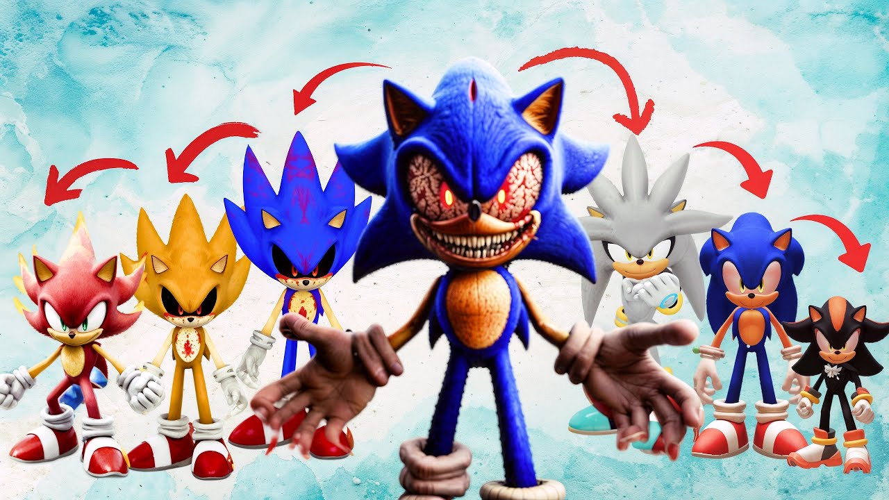 New Size Comparison Shin Sonic Tapes VS Metal Sonic on Big Maze in GMod ...