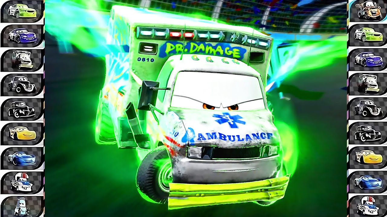 Cars 3: Driven to Win - (Chick Hicks VS Dr. Damage) - Battle GamePlay ...