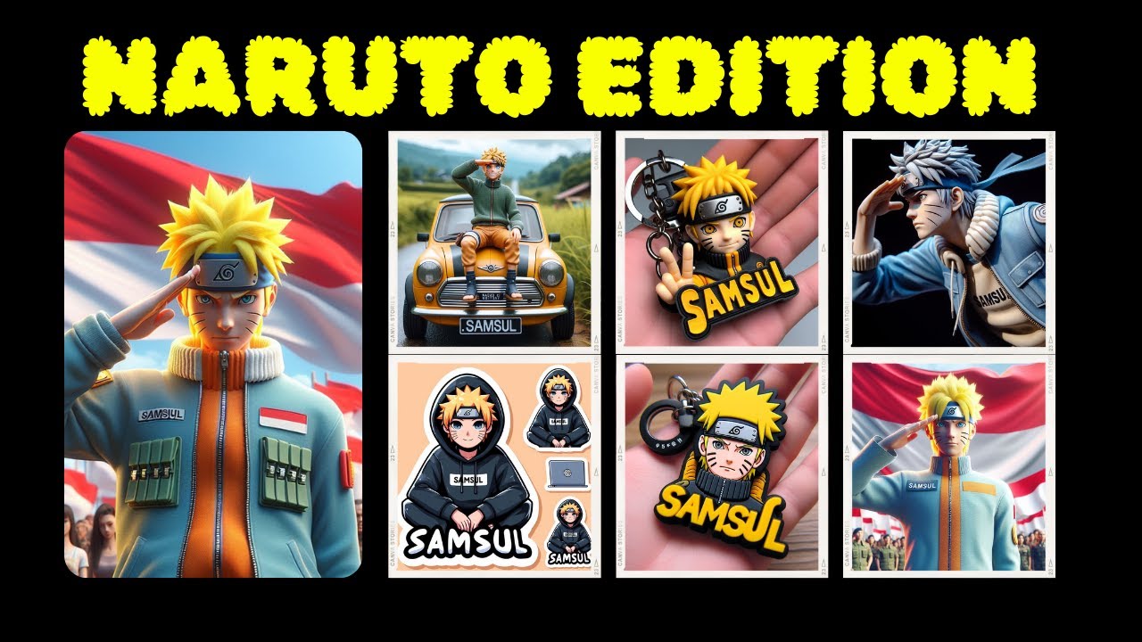 Membuat gambar animasi Naruto dengan Ai || Bing image creator || Create ...