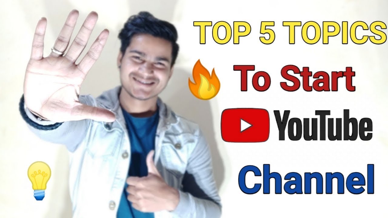 Top 5 New Topics To Start YouTube Channel 2020 | New Ideas To Start ...