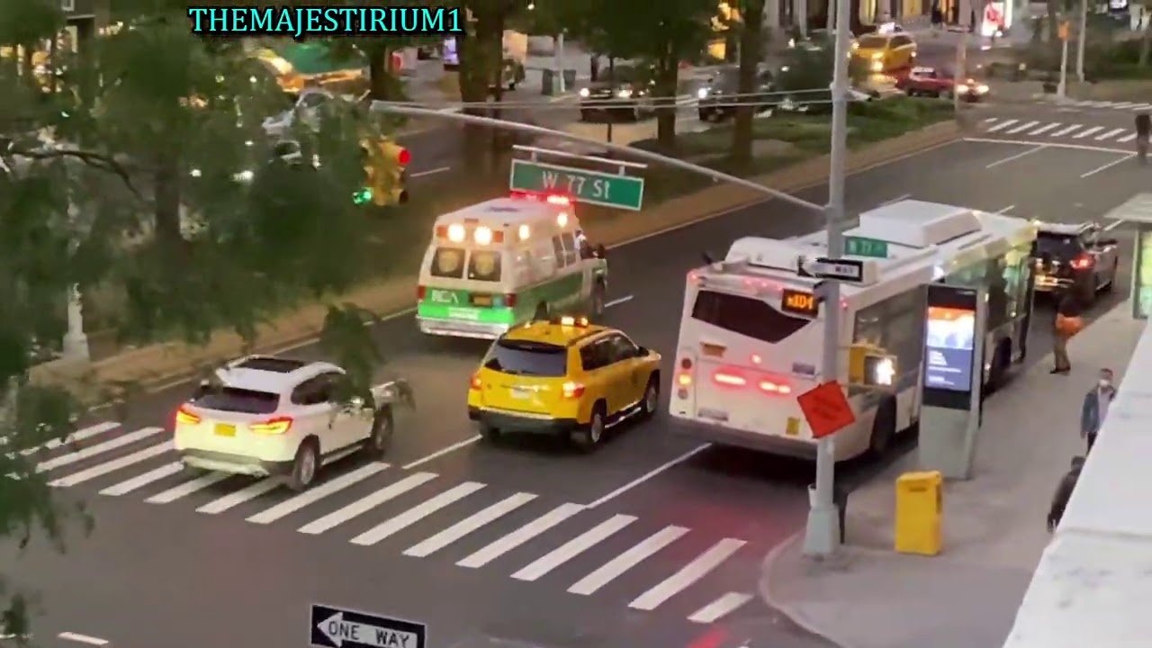 COMPILATION OF NEW YORK CITY EMS AMBULANCES RESPONDING IN THE 5 ...