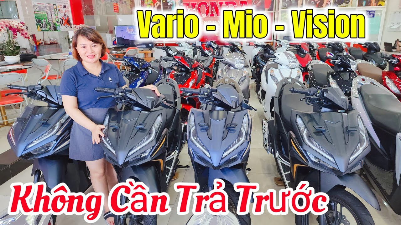 Giá Chi Tiết Vario, Vision, Mio Góp O Đồng Bao Ra Tên Toàn Quốc Tại Dũng Đại Phát - YouTube