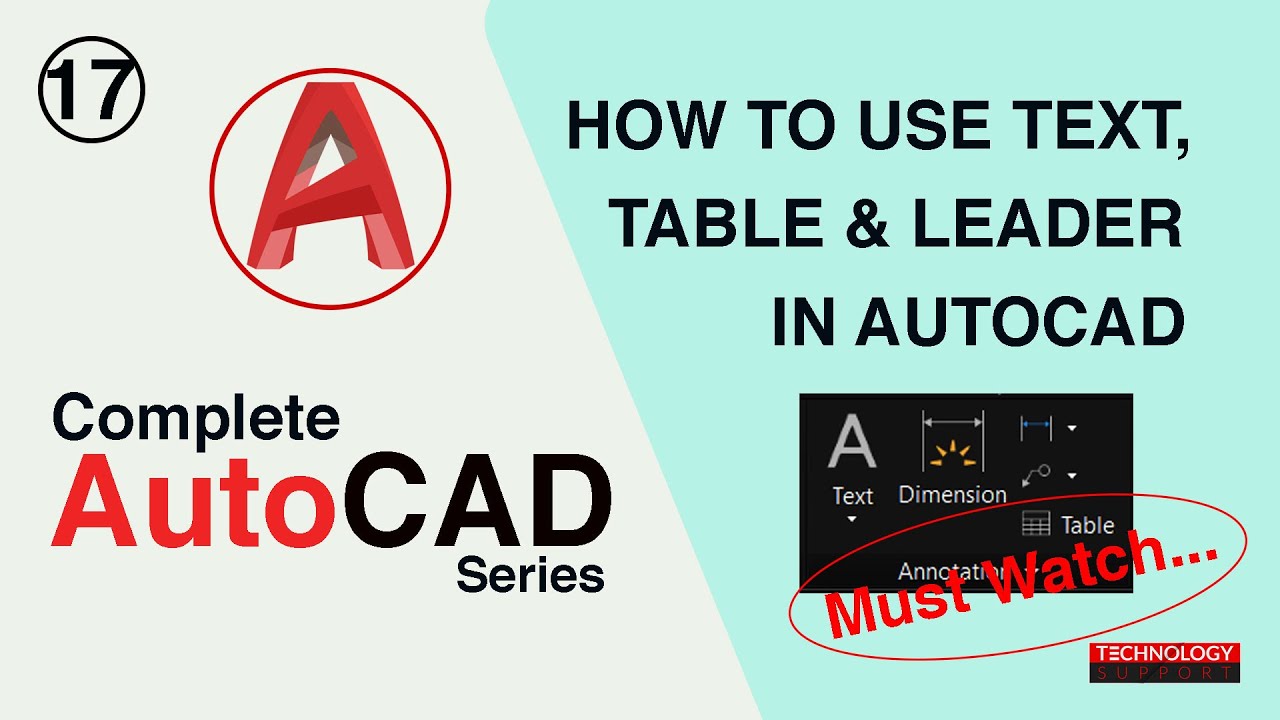 HOW TO USE TEXT TABLE LEADER IN AUTOCAD YouTube how-to-use-text-table-leader-in-autocad-youtube