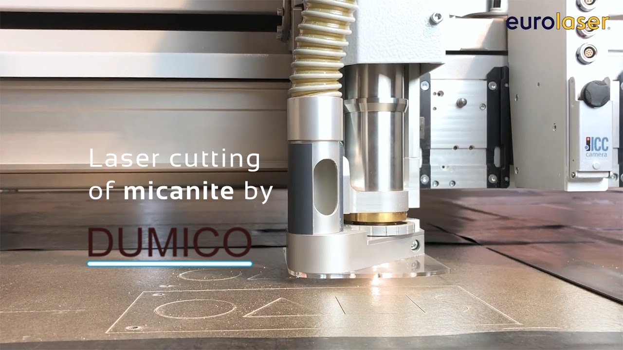 Laser cutting of Dumico Micanite - Artificial Mica in laser test ...
