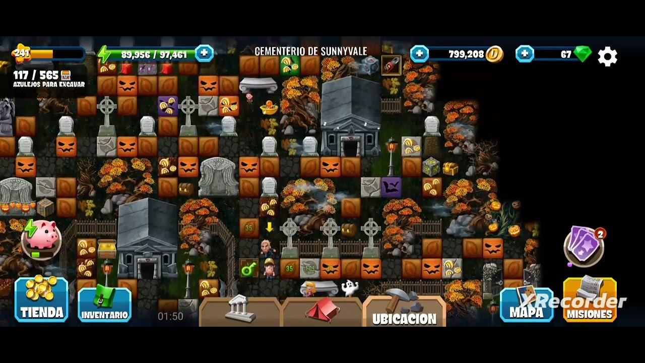 Diggy's adventure | Halloween 2020 mejorado: Cementerio de Sunnyvale ...