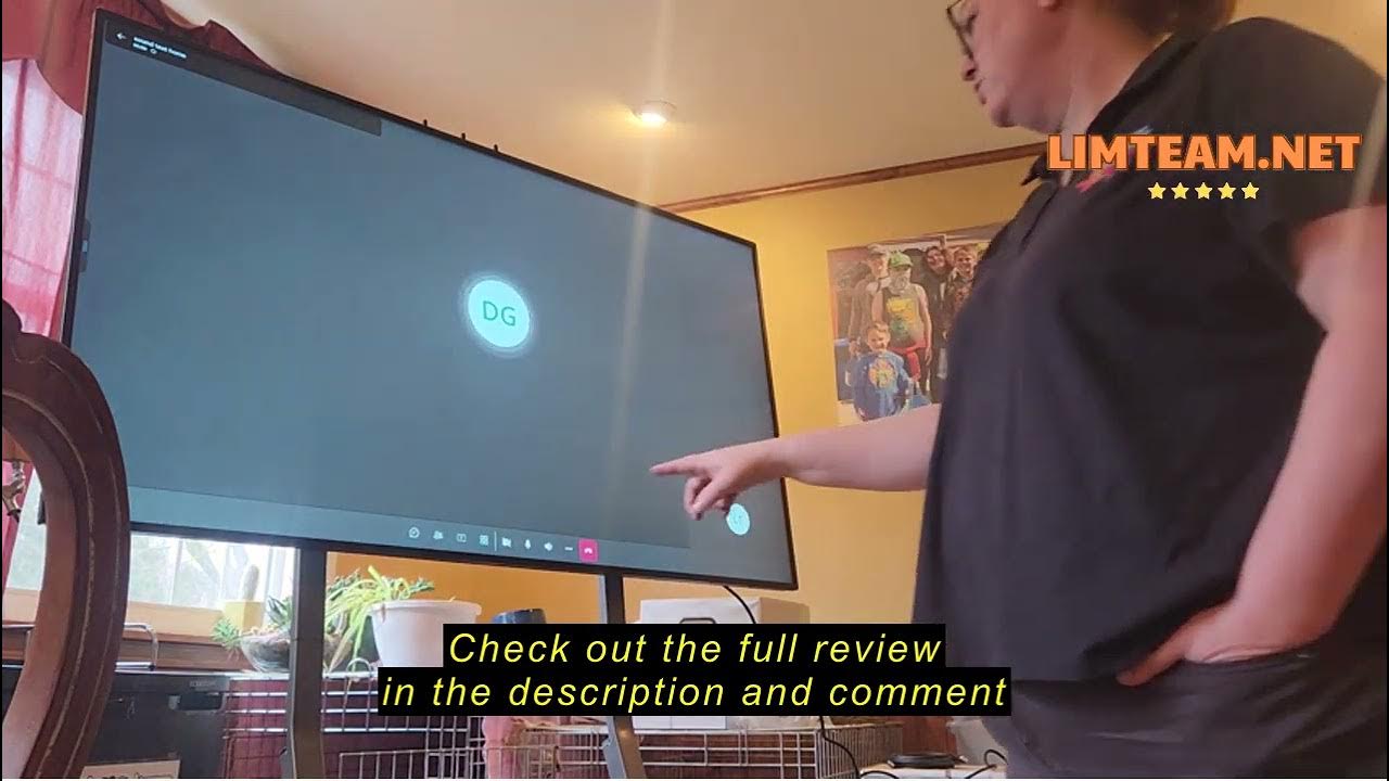 Review Smart Board, TIBURN FLIP HUB 55" S1 4K UHD Smart Whiteboard, Rotating Adaptive Nano ...