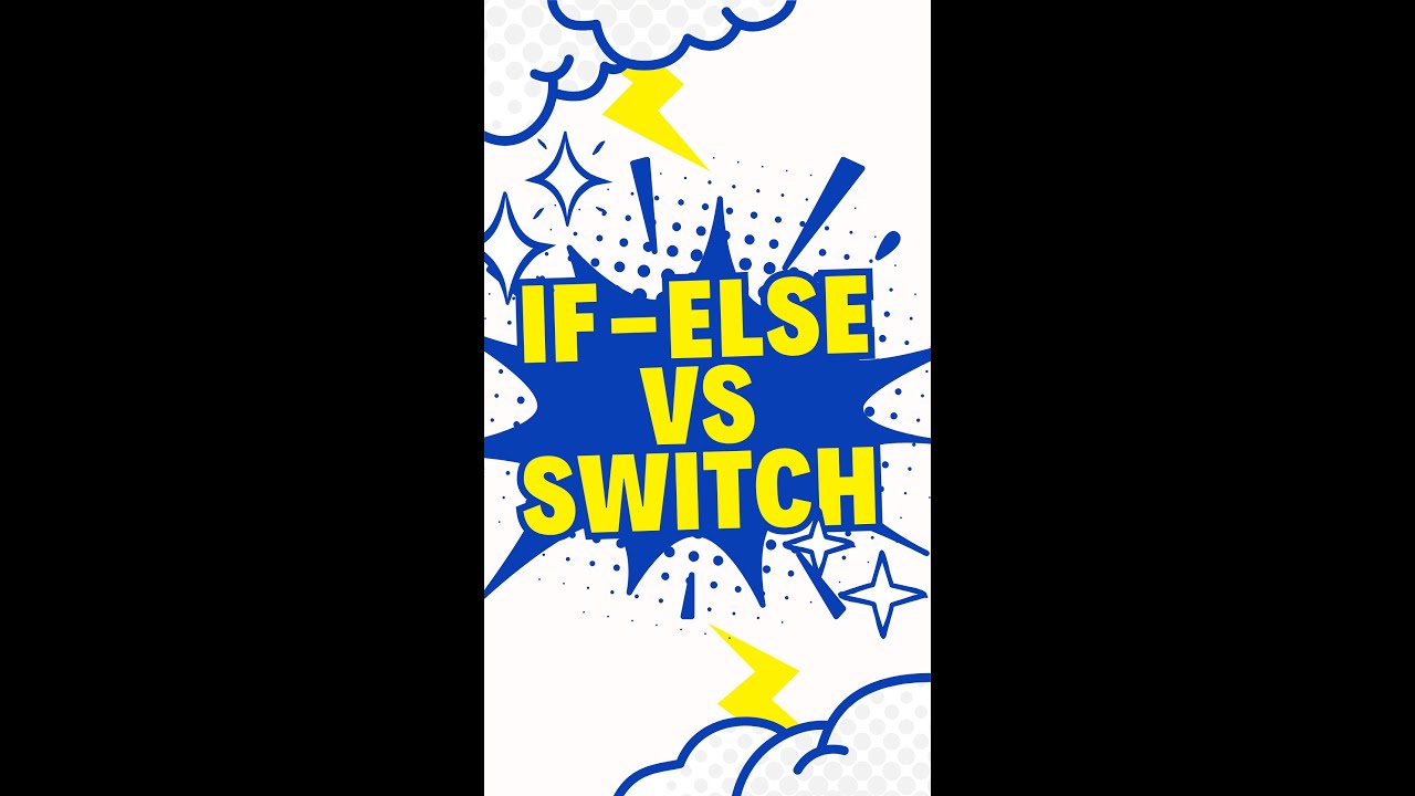 Learn Java in 60 Seconds | #shorts IF ELSE Vs SWITCH - YouTube