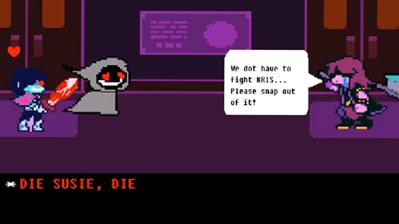 [DUB] DELTARUNE CHAPTER 6 EVIL KRIS VS EVIL SUSE (REAL) - YouTube