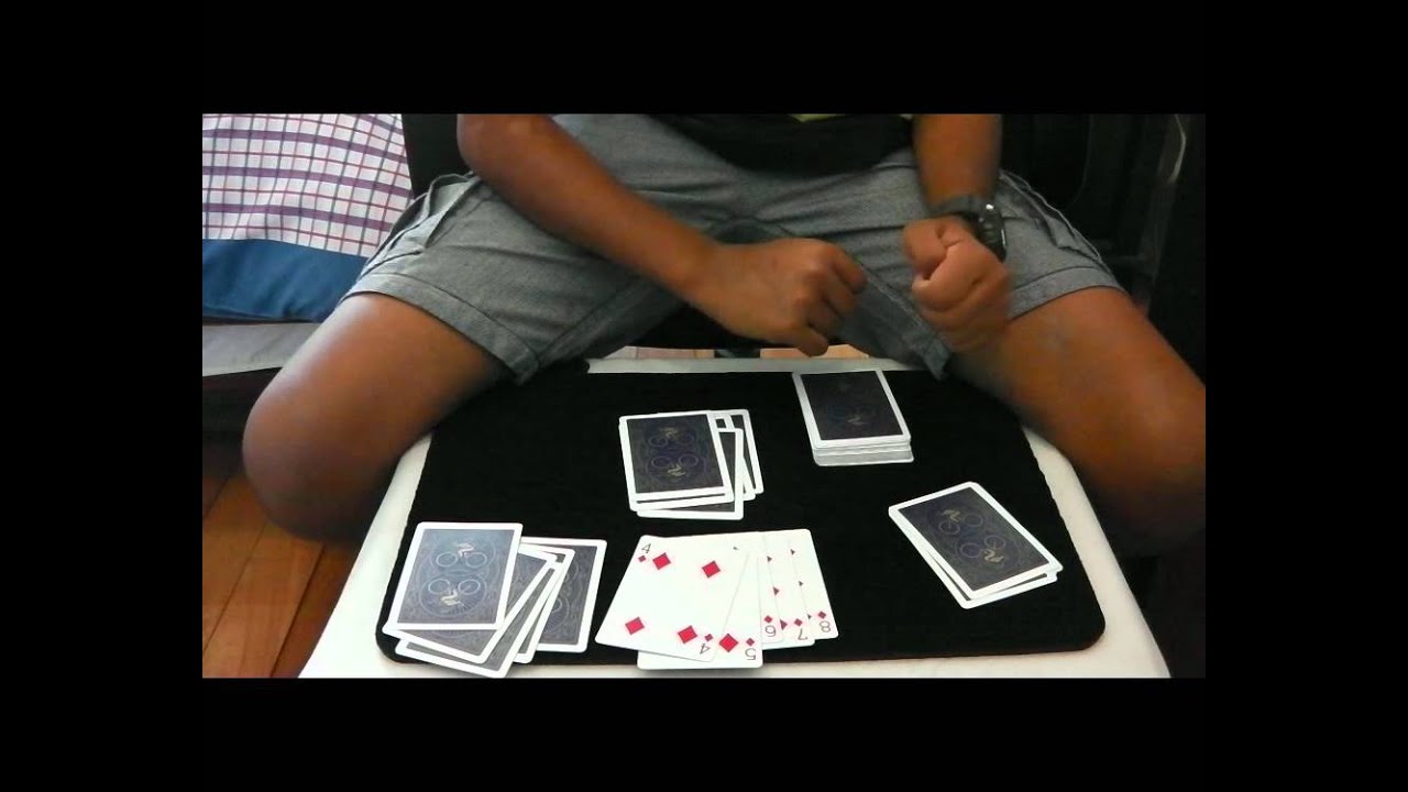 Awesome Poker Card Trick [Si Stebbins Stack] [HD] Ep.1 - YouTube